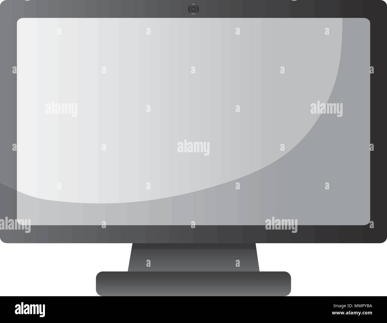 monitor computer device wireless technology vector illustration Stock ...