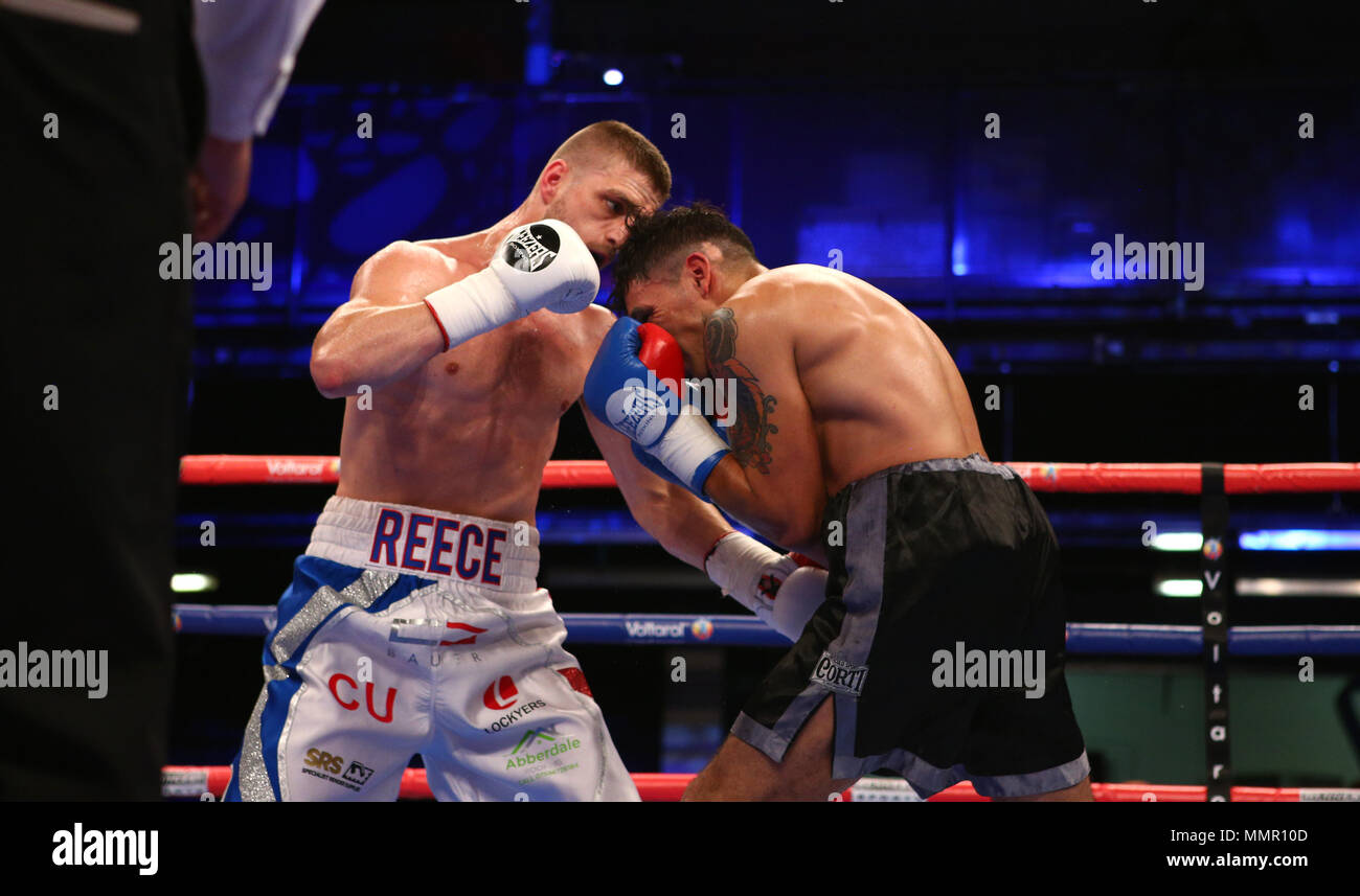 Reece Cartwright (left) and Juan Adrian Monzon during their ...