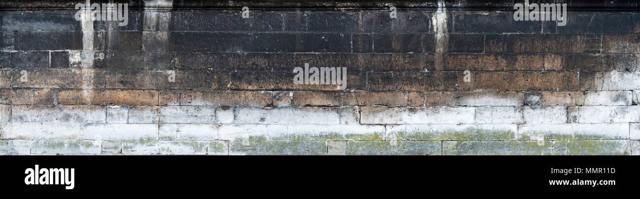 Ancient stone wall, wide format, panoramic image Stock Photo - Alamy
