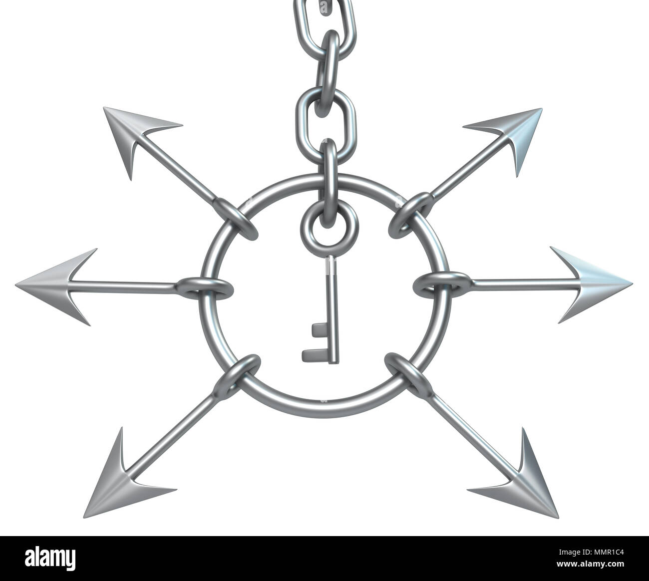 Illustration circle arrows pointing hi-res stock photography and images ...