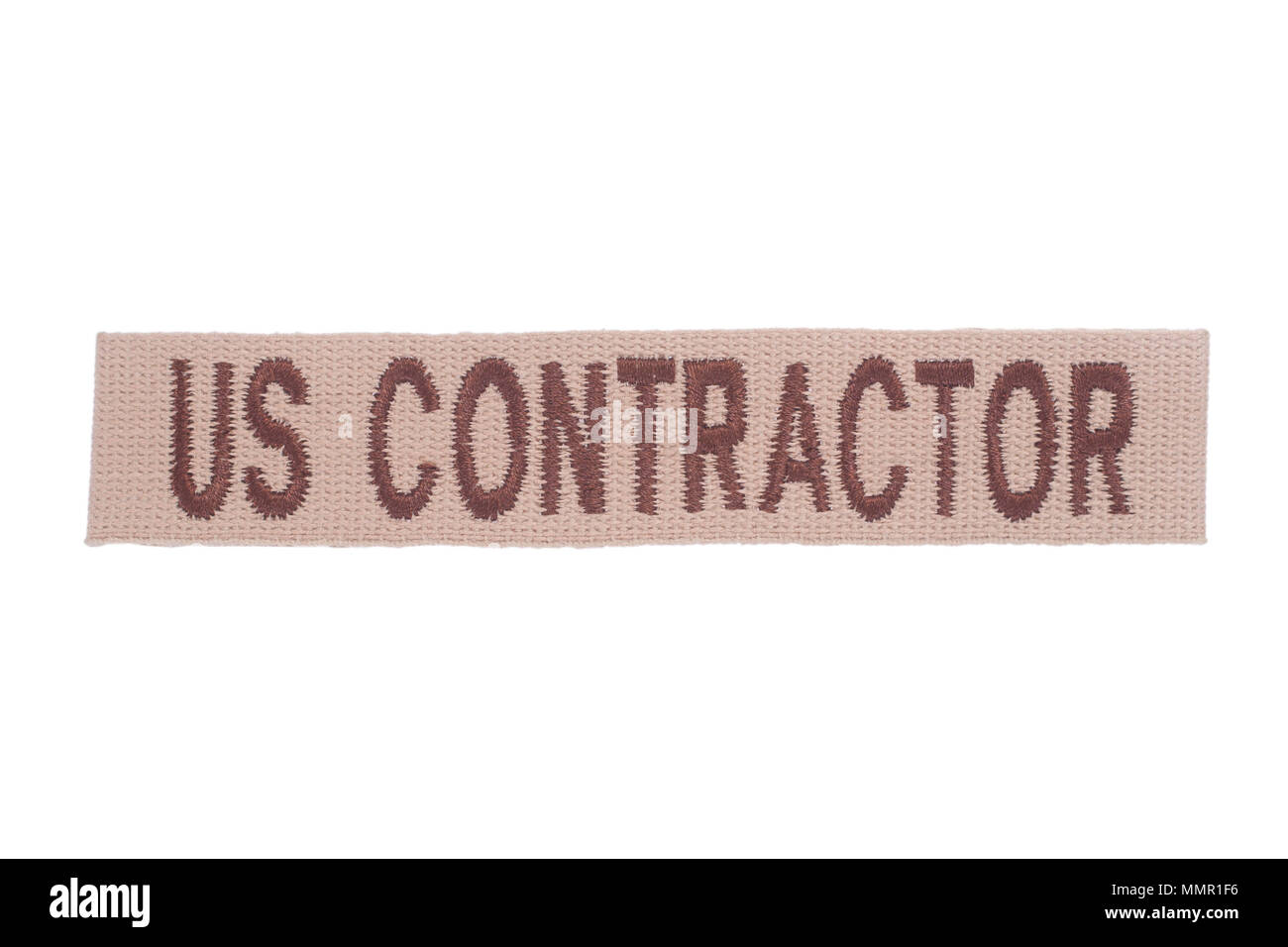 us contractor uniform badge Stock Photo - Alamy