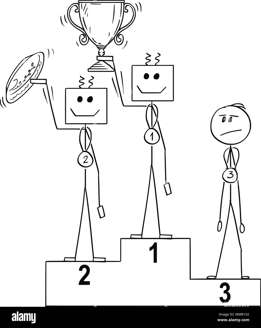 Human artificial intelligence on Stock Vector Images - Alamy