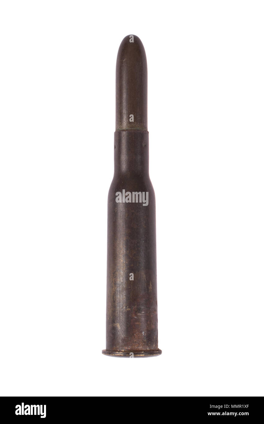 very old 7.62 russian cartridge Stock Photo - Alamy