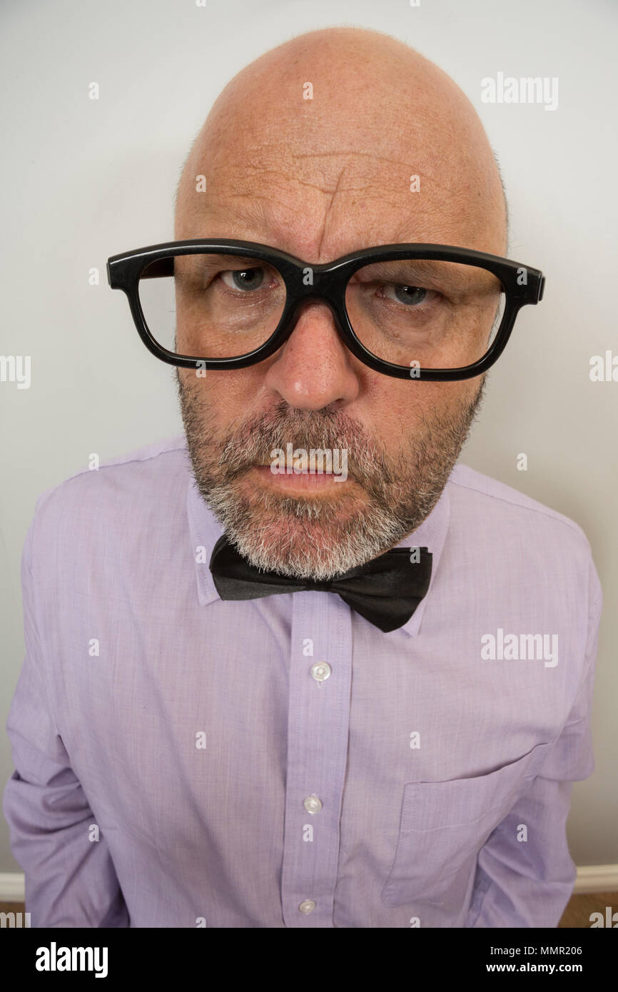 Nerd man glasses hi-res stock photography and images - Alamy