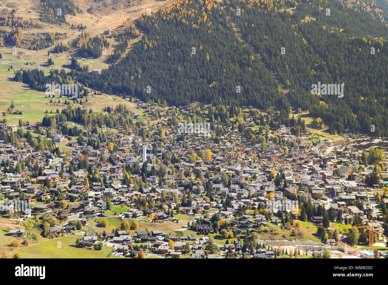 Verbier resort town hi-res stock photography and images - Alamy