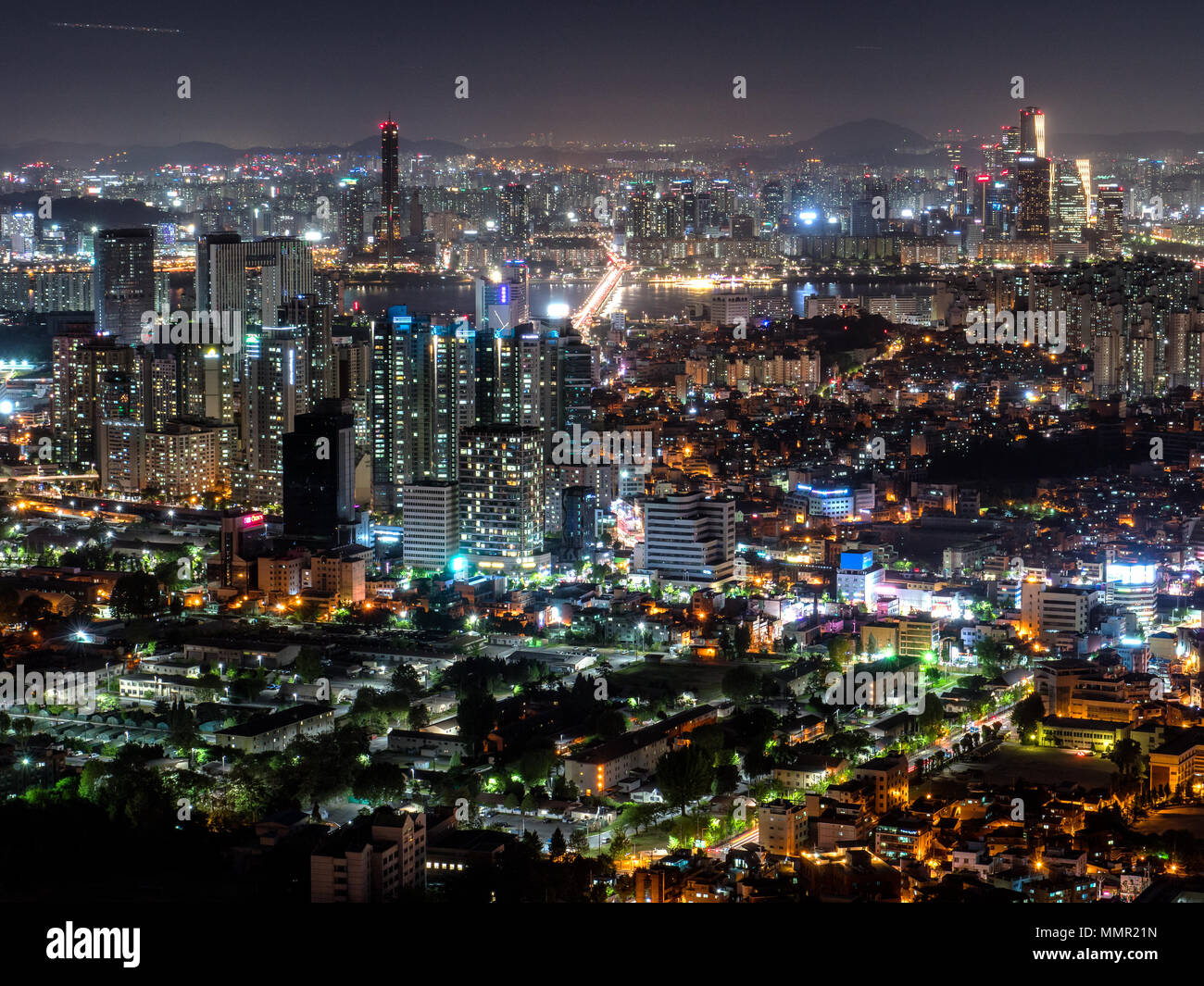 Cityscape of Seoul Stock Photo - Alamy