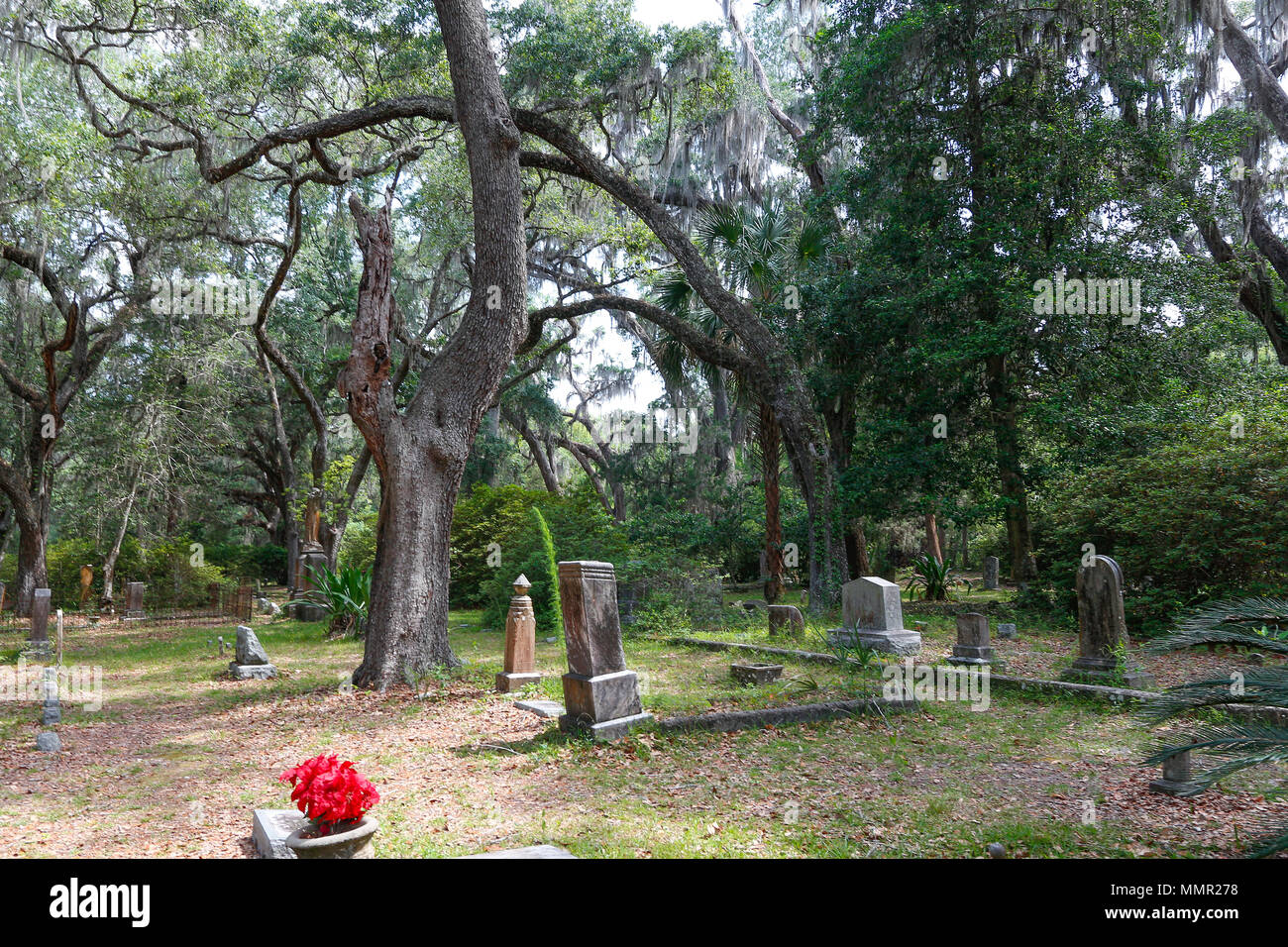 The historic Micanopy, Florida cemetery established in 1826 Stock Photo ...