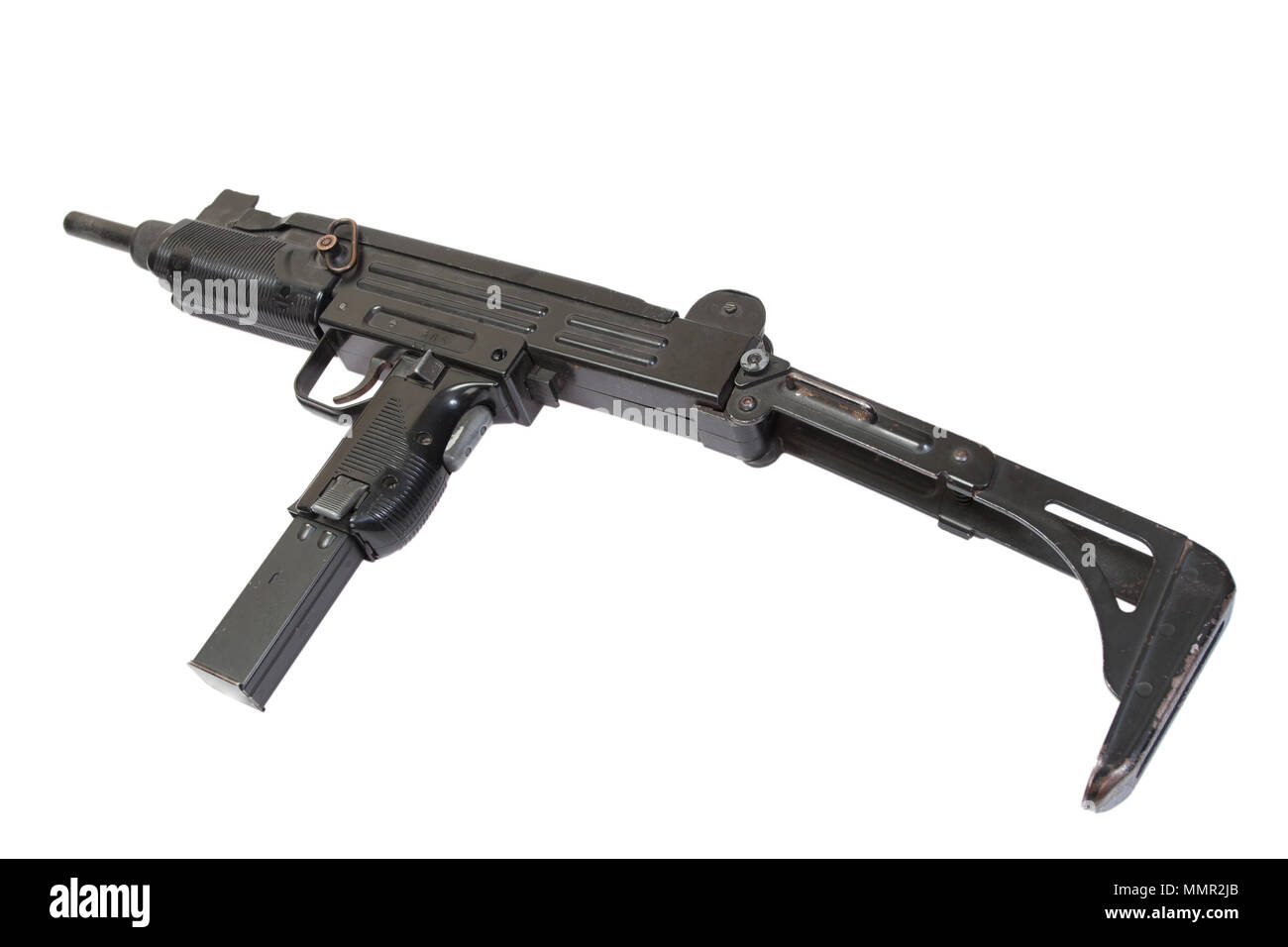 Uzi With Silencer And Extended Clip