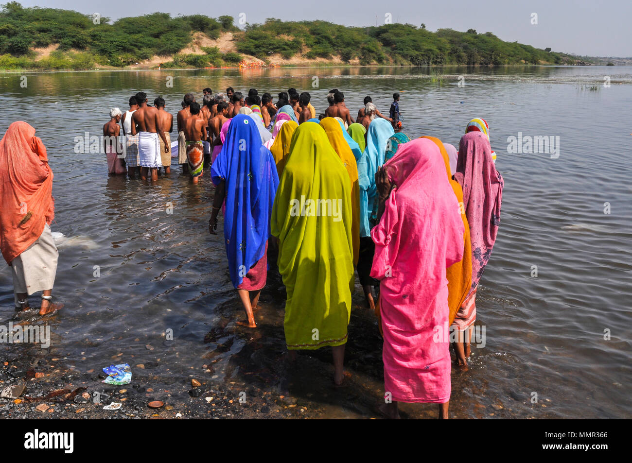 Baneshwar, Dungarpur, Rajasthan, India- February 14, 2011: Devotees ...