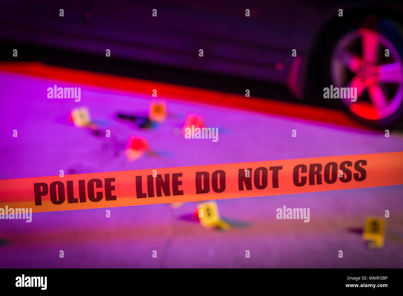 Evidence markers hi-res stock photography and images - Alamy