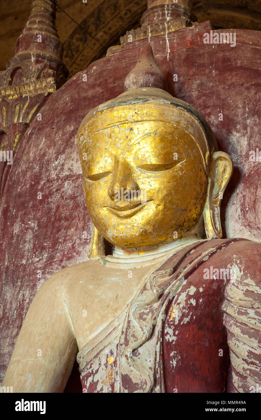 Buddha statue, Bagan, Myanmar Stock Photo - Alamy