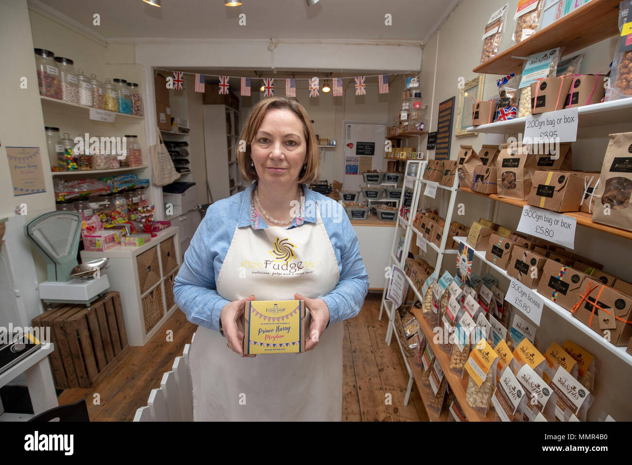 Heather Shelly who owns Eton Fudge and is selling special fudge for the ...
