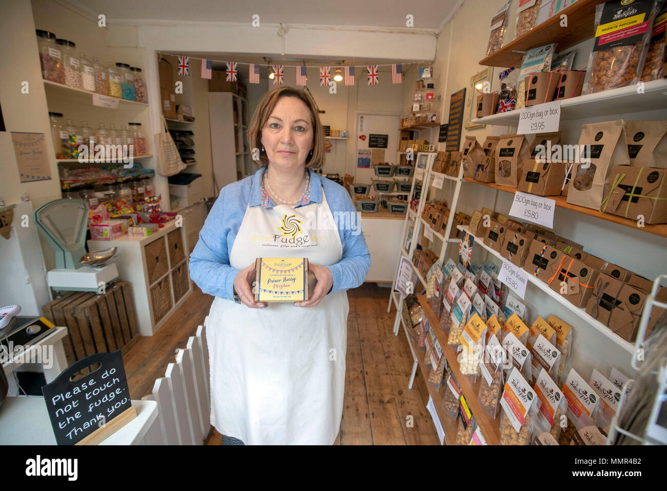 Heather Shelly who owns Eton Fudge and is selling special fudge for the ...