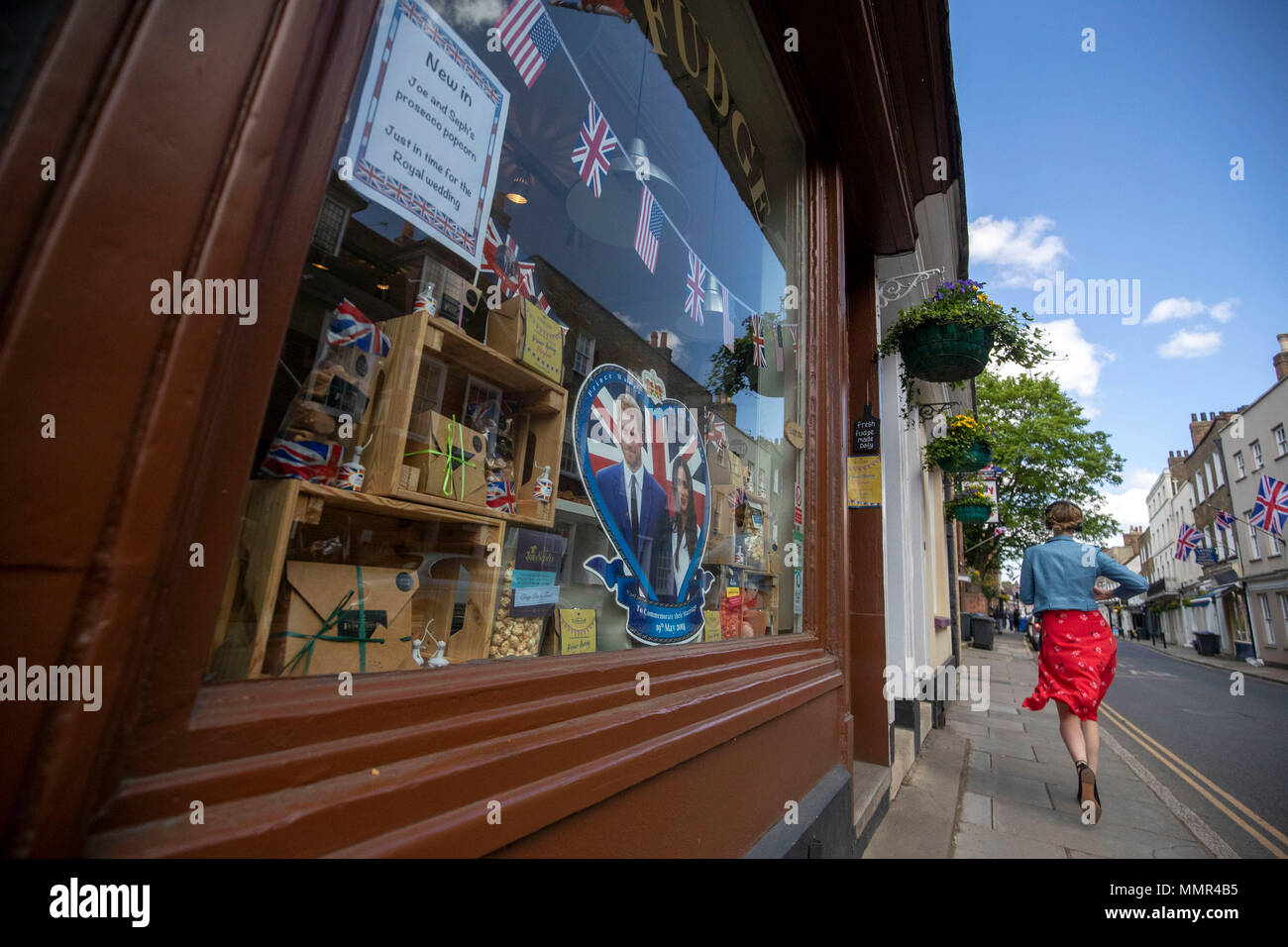 Eton Fudge who are selling special fudge for the royal wedding Stock ...