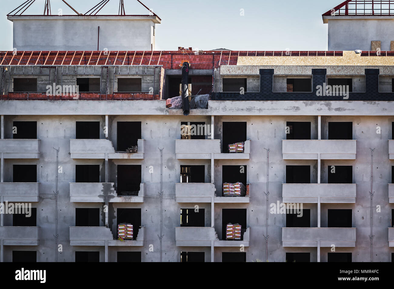 abandoned unfinished hotel Stock Photo - Alamy