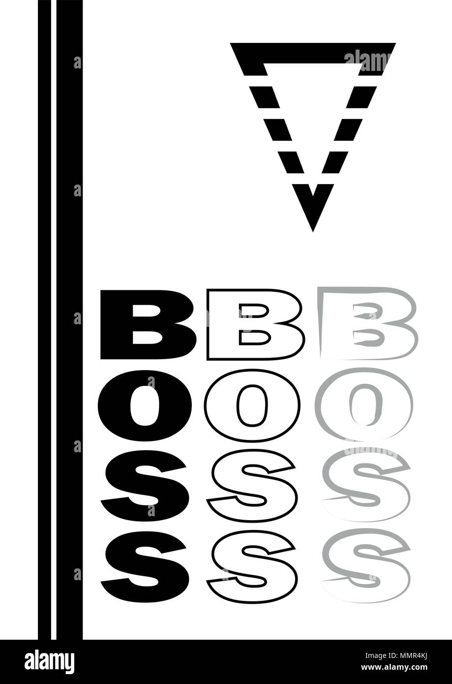 Boss sign - Vector Stock Vector Image & Art - Alamy