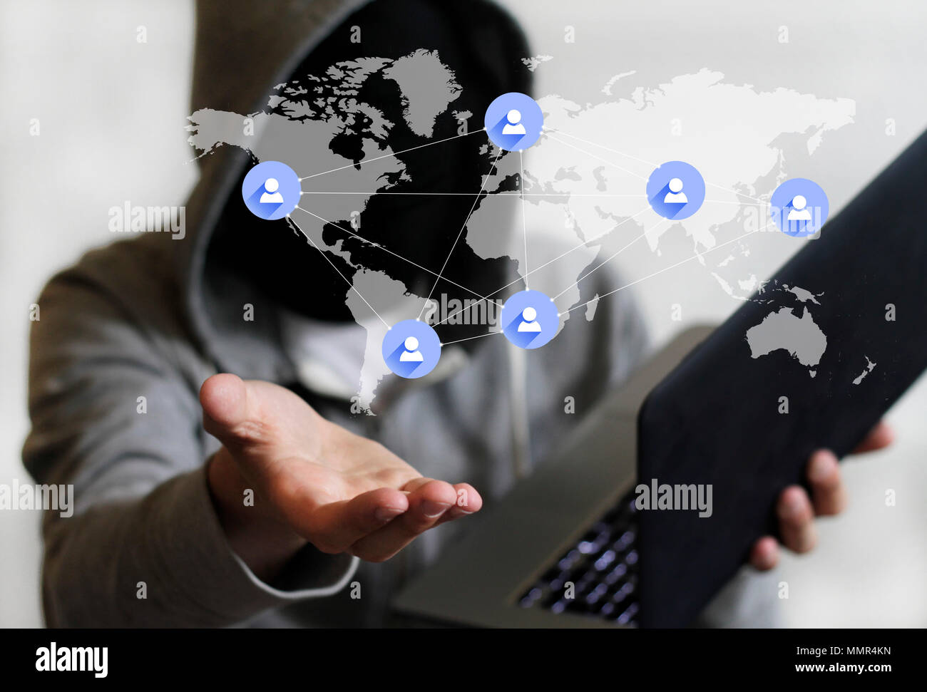 Global hacker network Stock Photo - Alamy