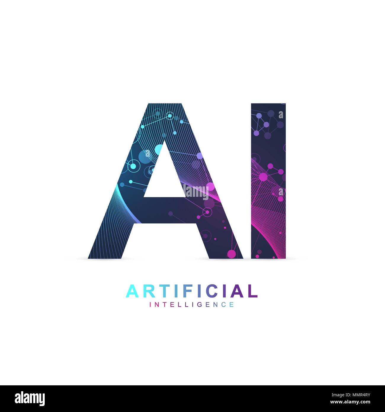 Artificial Intelligence Logo. Artificial Intelligence and Machine ...