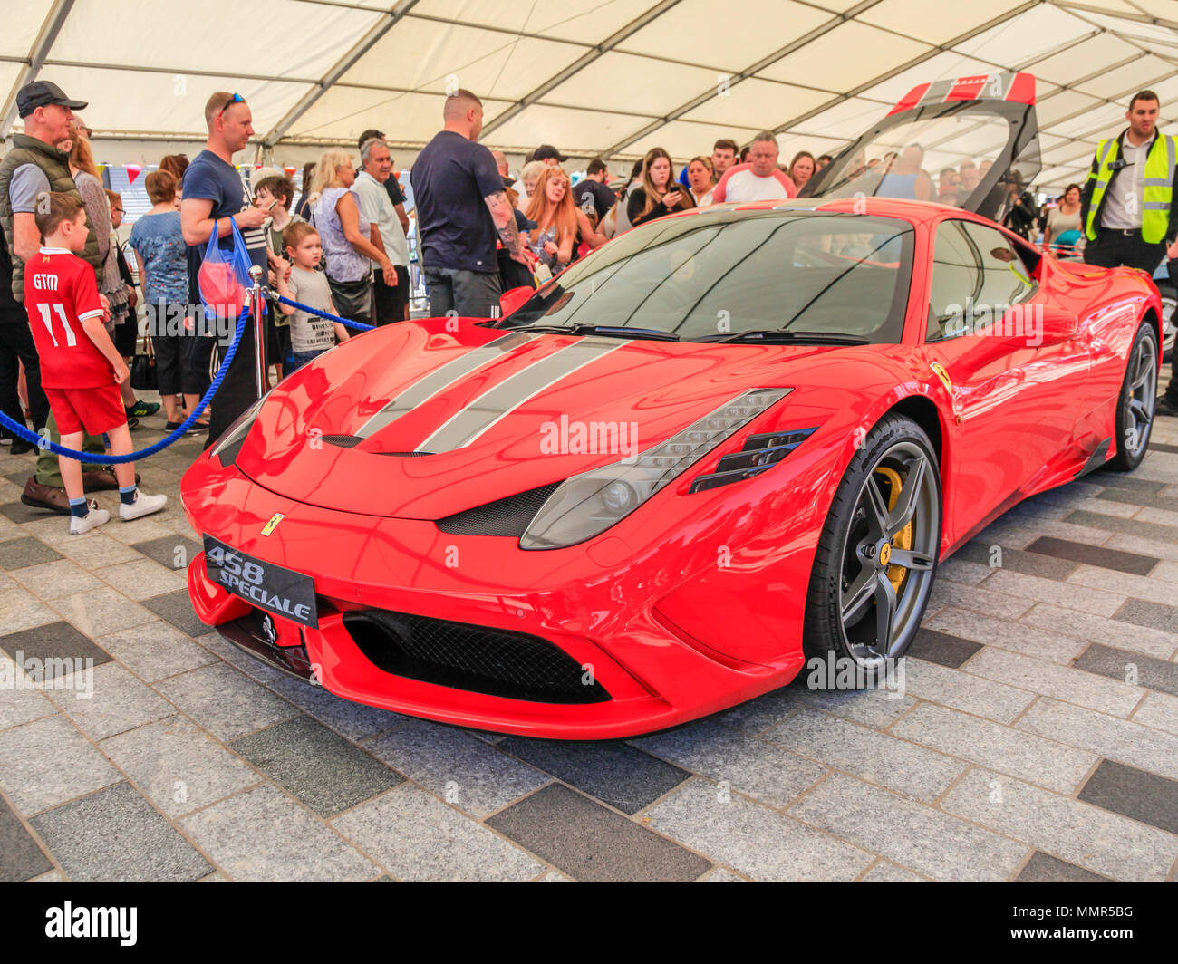 Ferrari on the street hi-res stock photography and images - Alamy