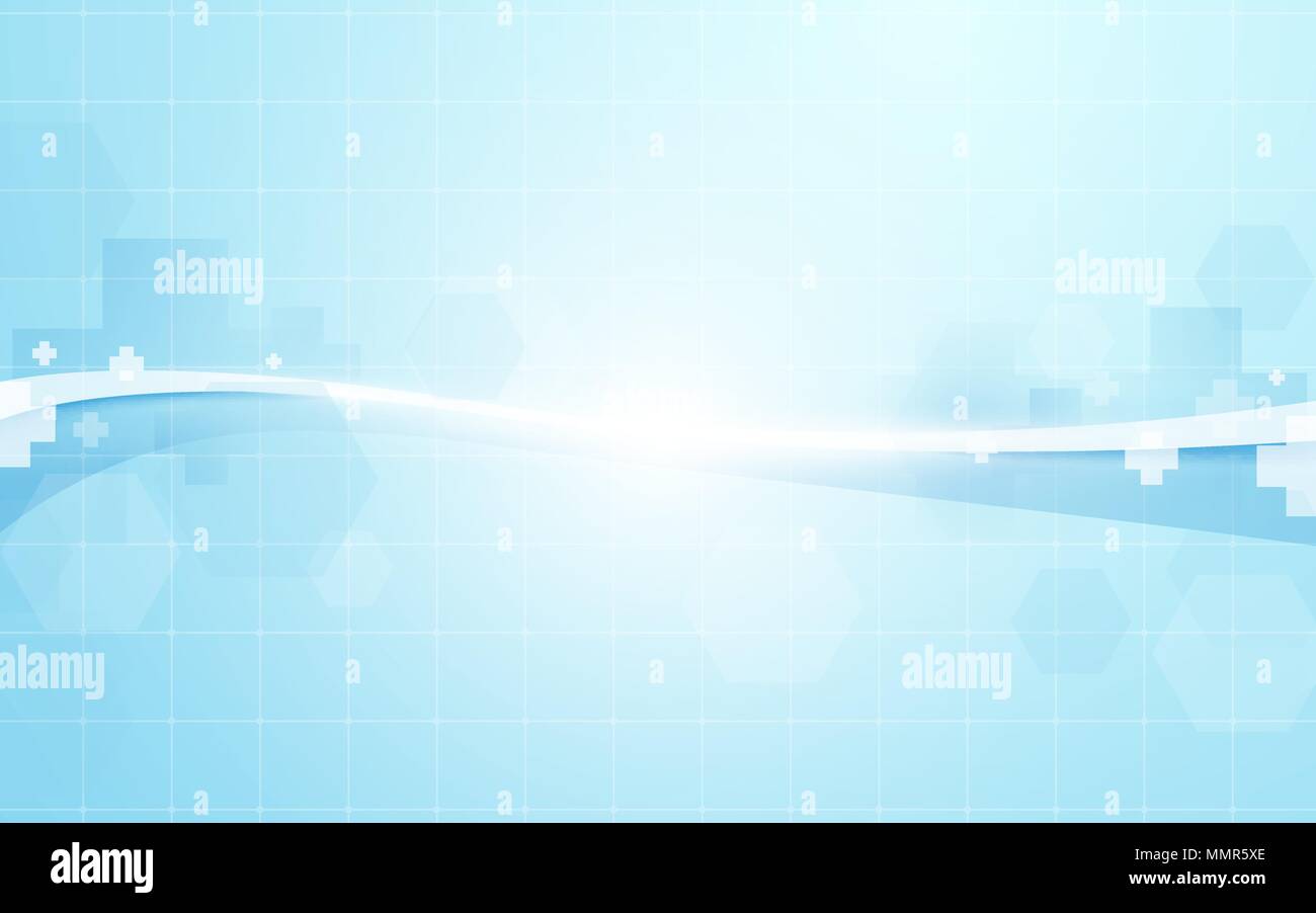 Abstract geometric medical cross shape medicine and science concept ...