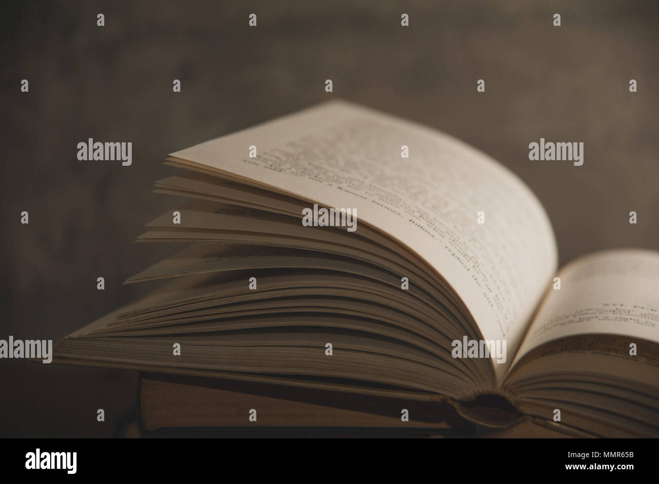 Opened old book hi-res stock photography and images - Alamy