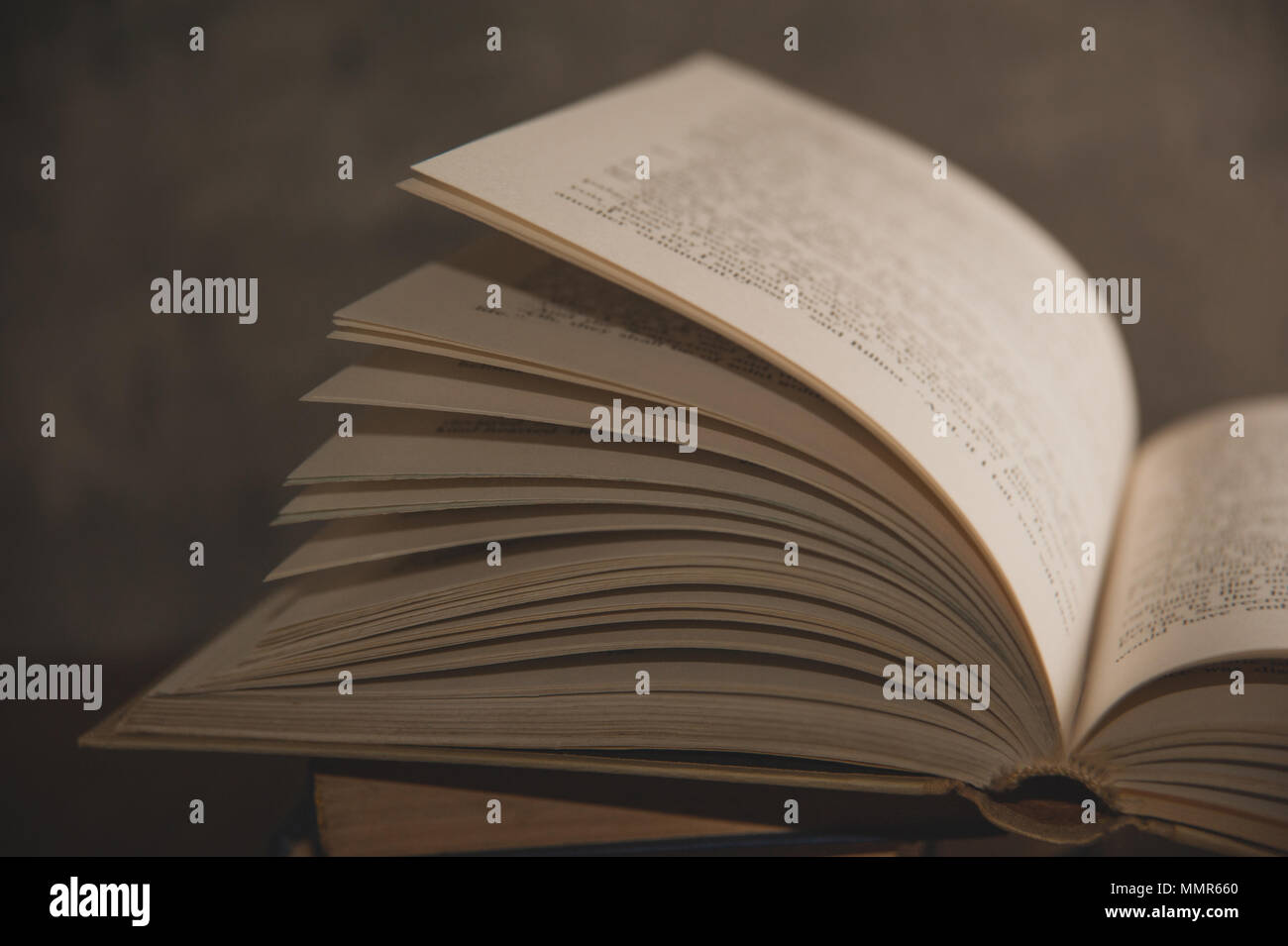 Opened old book hi-res stock photography and images - Alamy