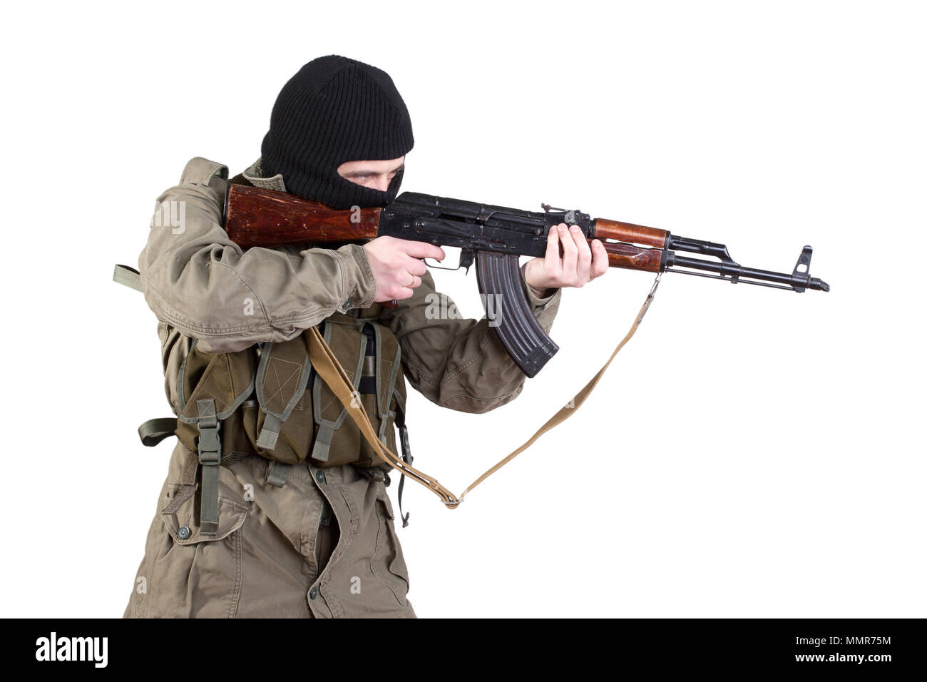 Osama bin laden with gun hi-res stock photography and images - Alamy
