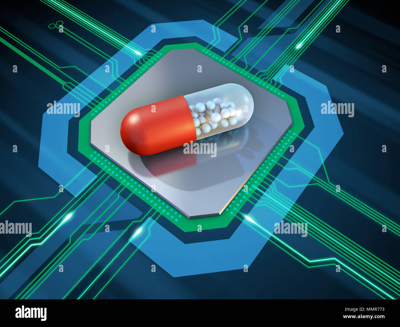 Digital patient illustration hi-res stock photography and images - Alamy