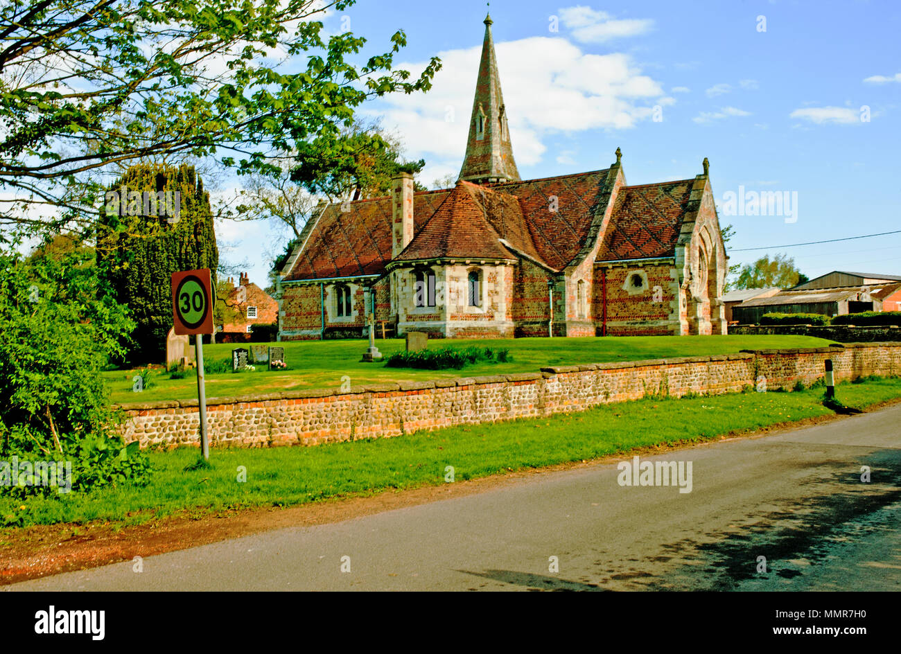 St Stephens Church, Aldwark, North Yorkshire, England Stock Photo - Alamy