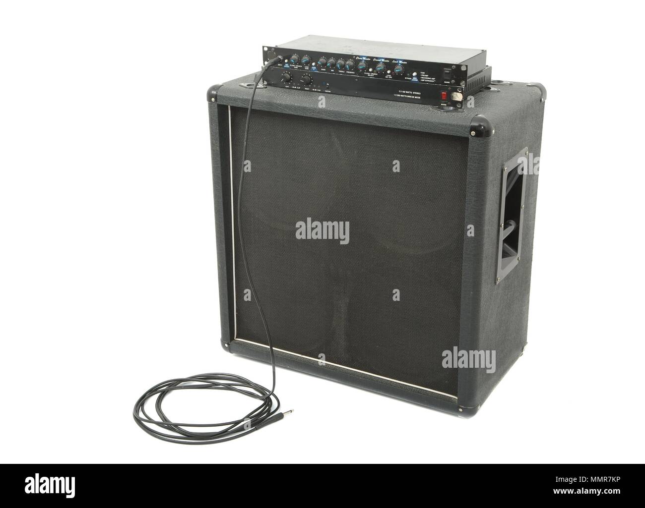 Guitar amplifier cabinet Stock Photo - Alamy