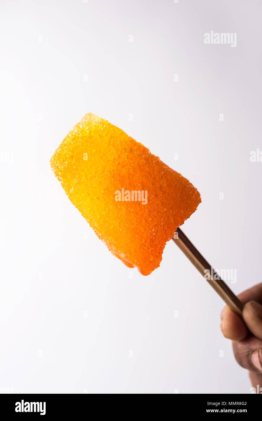 Chuski Or Baraf ka Gola also known as Ice candy, popular roadside ...