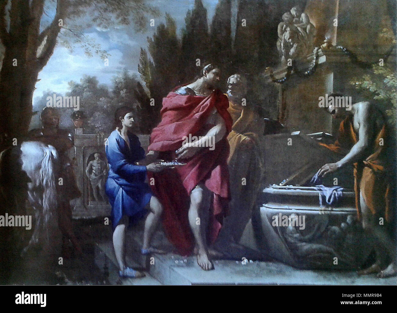 . Italiano: Augusto sulla tomba di Alessandro Magno Augusto sulla tomba ...
