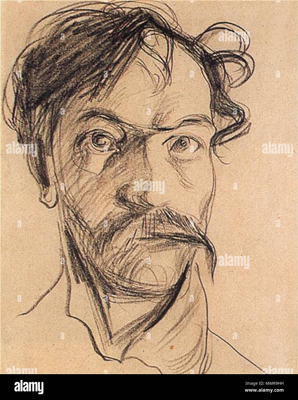 English: Self-portrait. Polski: Autoportret. 1907. Autoportret 1907 ...