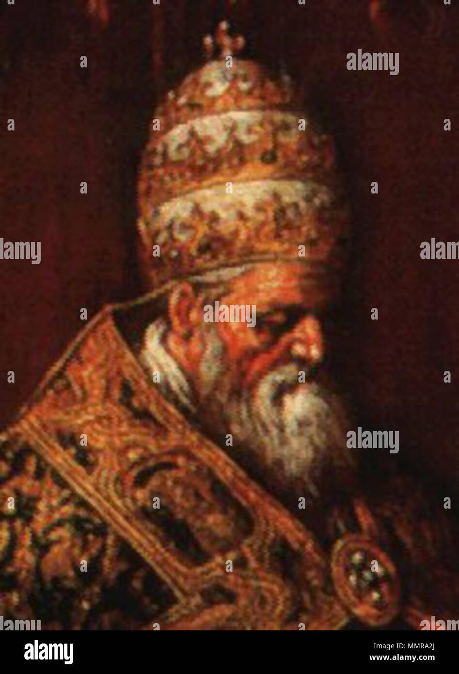 Honorius III Approving the Rule of St Dominic in 1216 (Detail). first ...