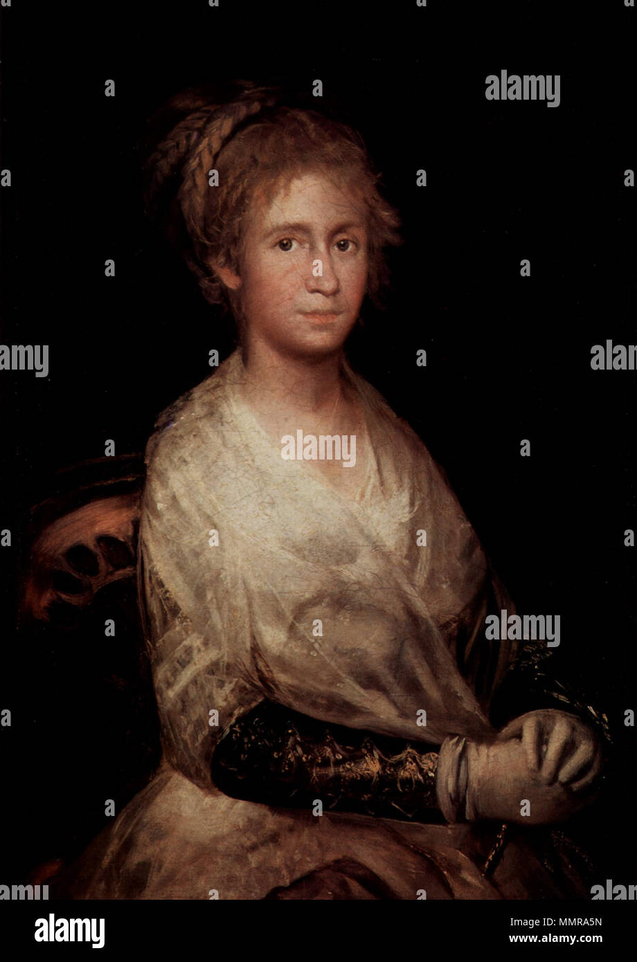 English: Portrait of Josefa Bayeu (1747-1812), wife of painter Goya, or ...