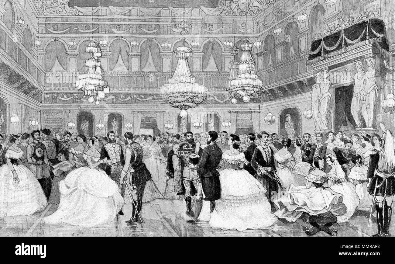 . English: Ball at Tuileries Palace 1858 . 25 April 2017. Ireck ...