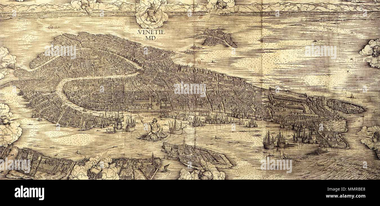 Plan of Venice. 1500. Jacopo de' Barbari - Plan of Venice - WGA01270 ...