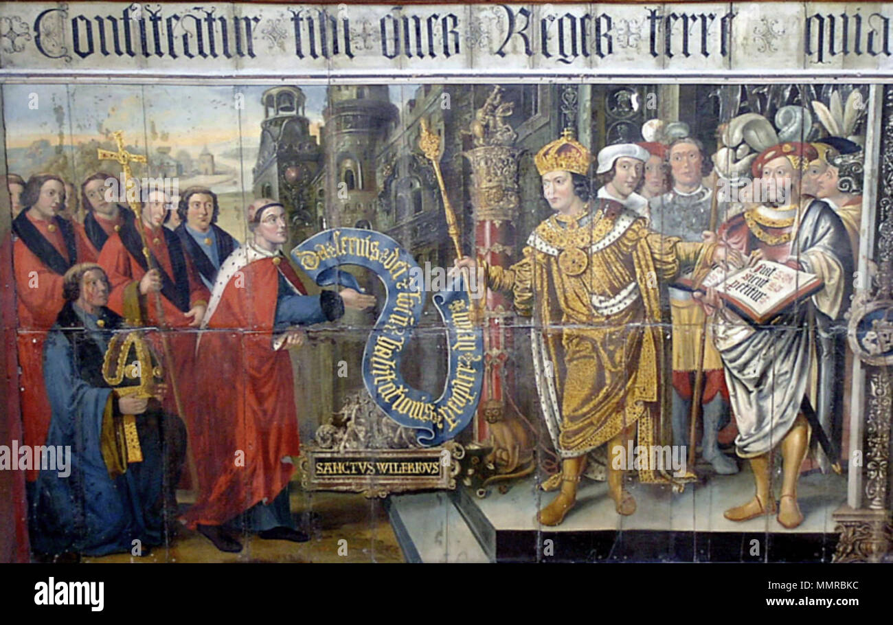 . Original source describes this painting as follows: 'In 686 king ...