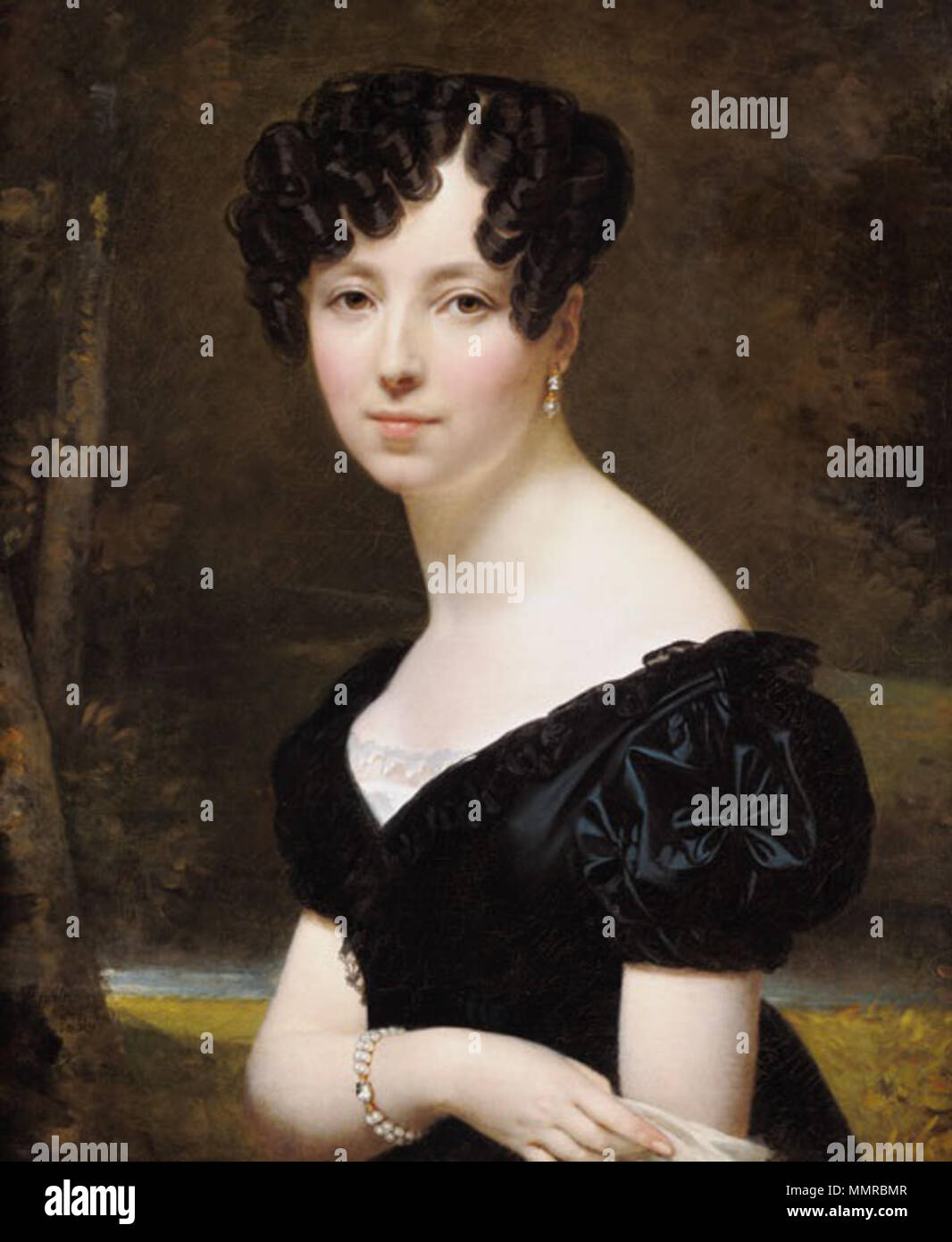 . English: Portrait of Micaela Almonester, Baroness de Pontalba (1795 ...