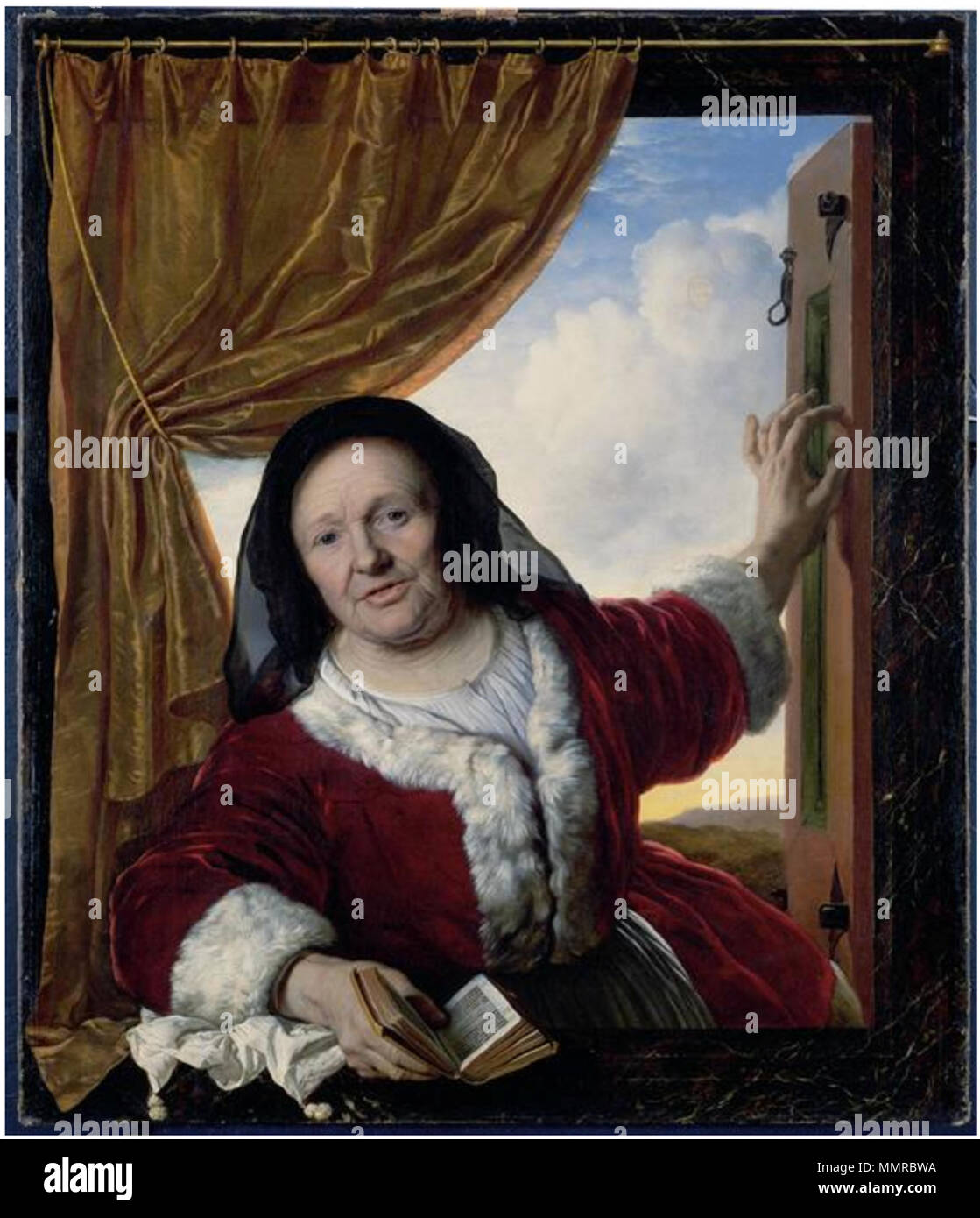 Old lady at the window. between 1636 and 1670. Bartholomeus van der ...
