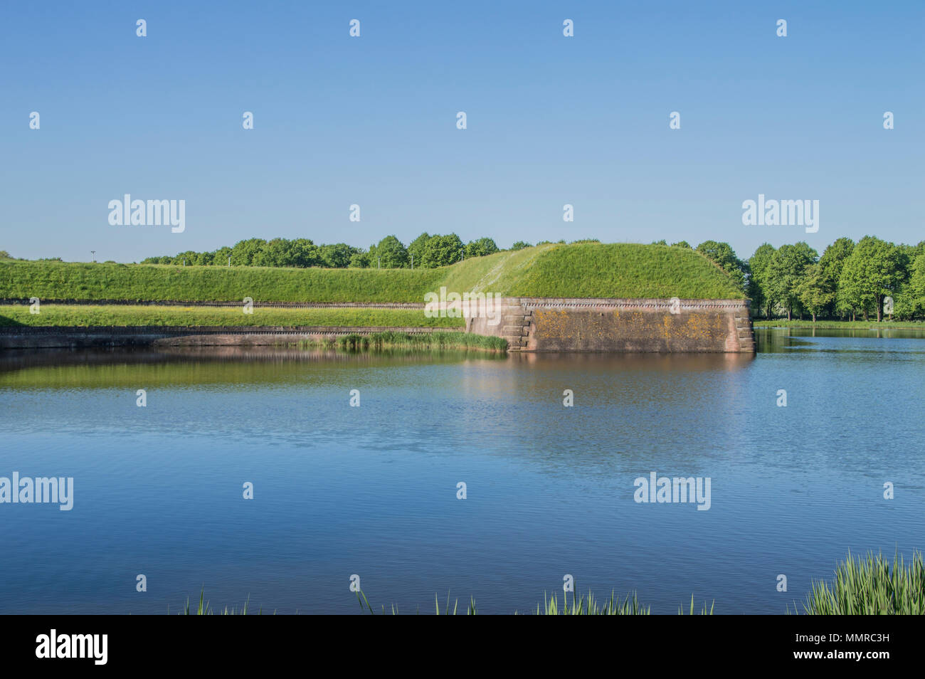 Defence Wall At The Naardenvestiging Naarden The Netherlands Stock ...