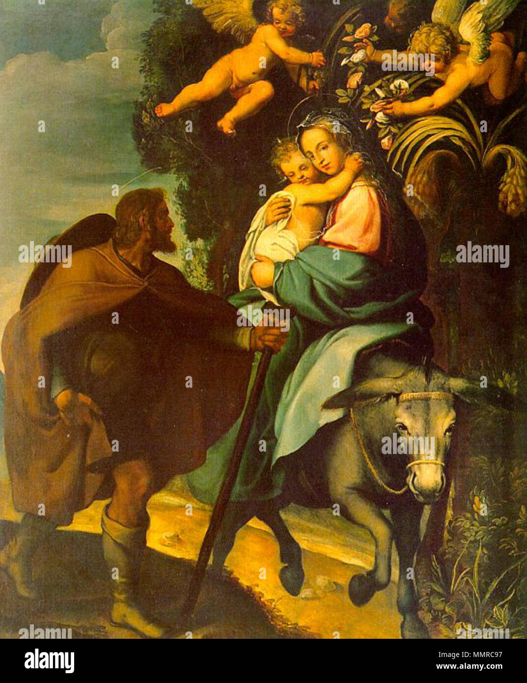 Flight joseph mary jesus egypt hi-res stock photography and images - Alamy