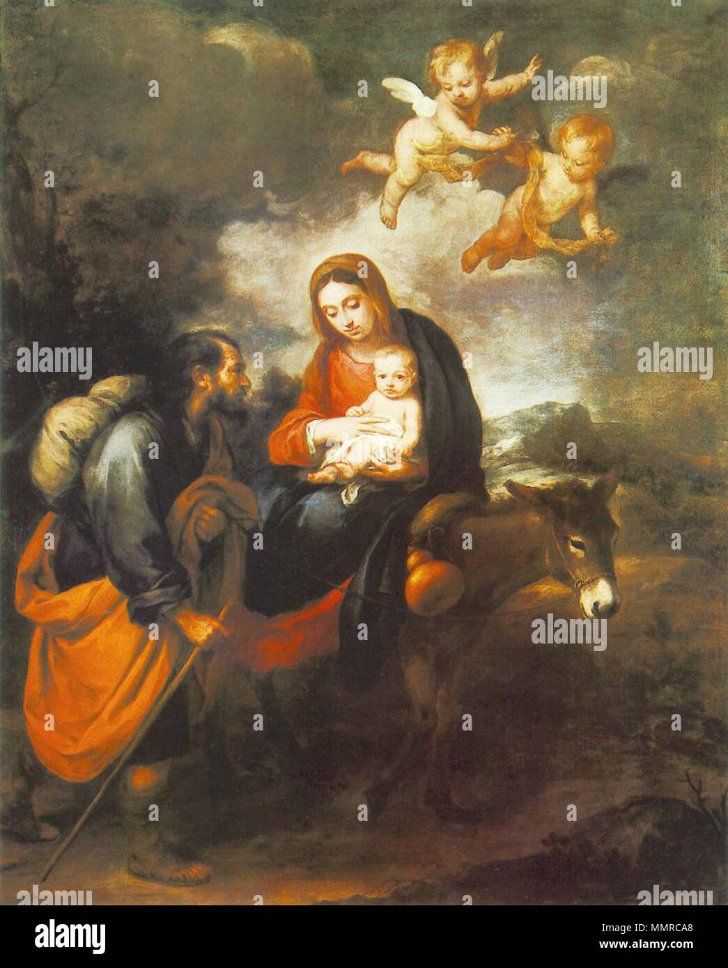 Esteban murillo holy family hi-res stock photography and images - Alamy