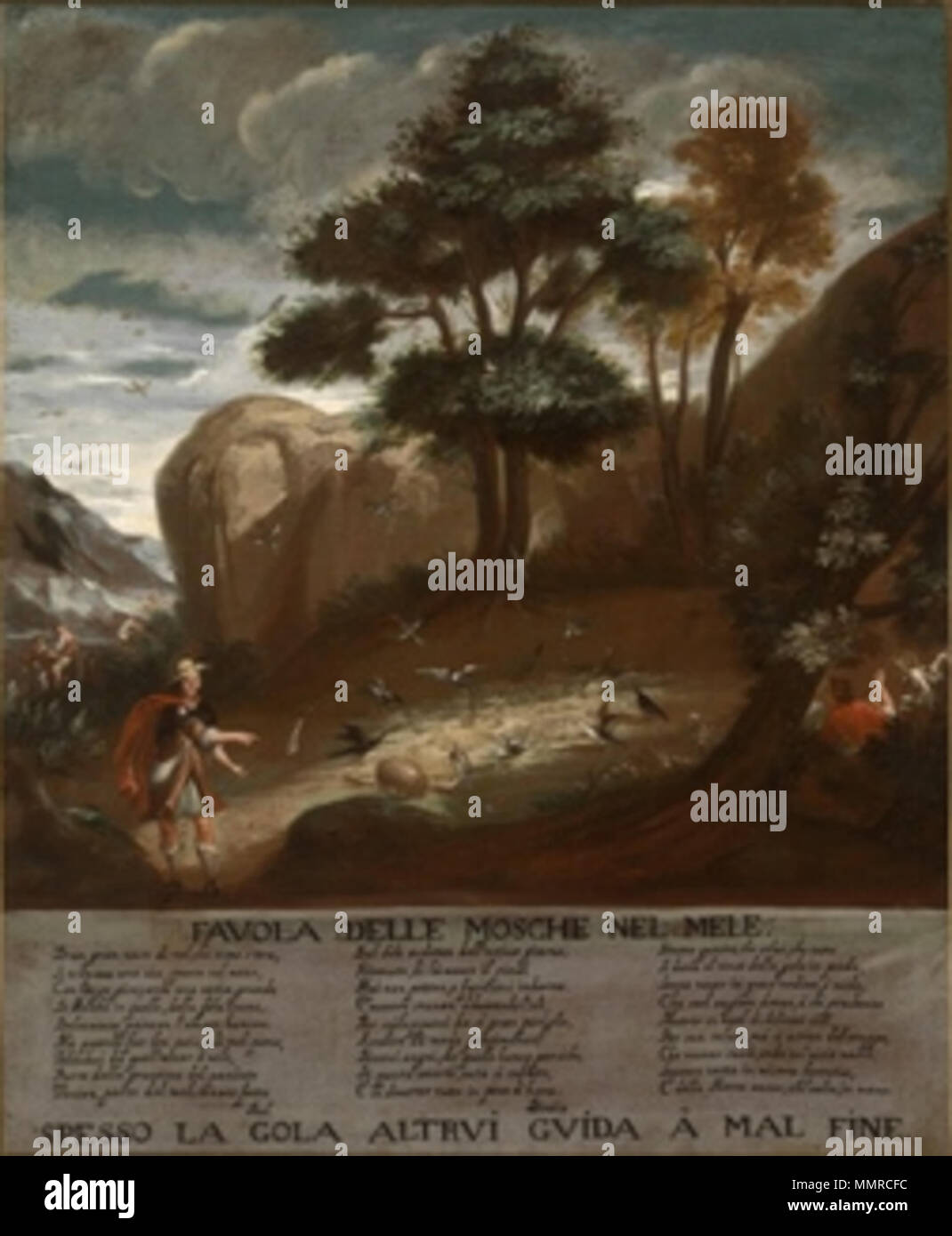 Slovenš?ina: Basen o muhah in medu . circa 1700. Basen o muhah in medu ...