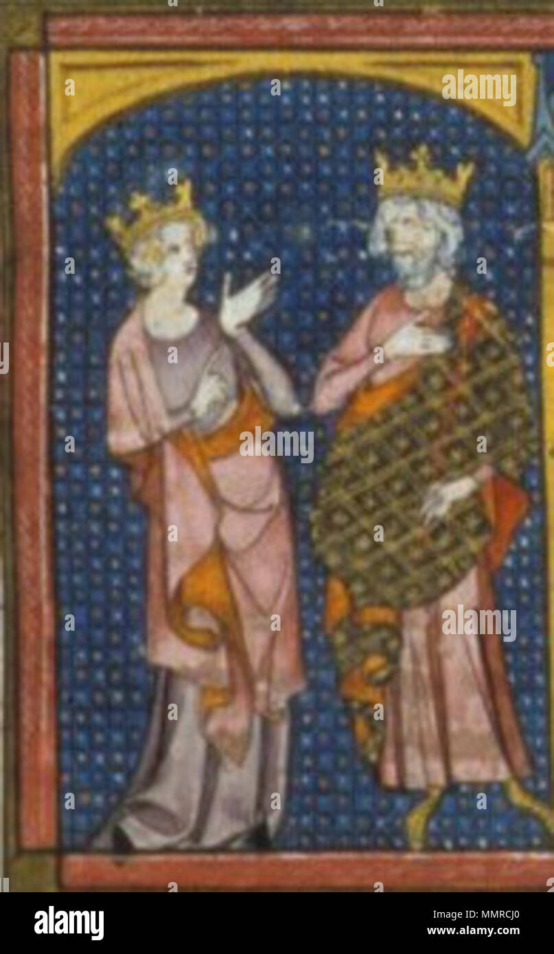 . English: Basina and Childeric . between 1332 and 1350. Unknown Basina ...