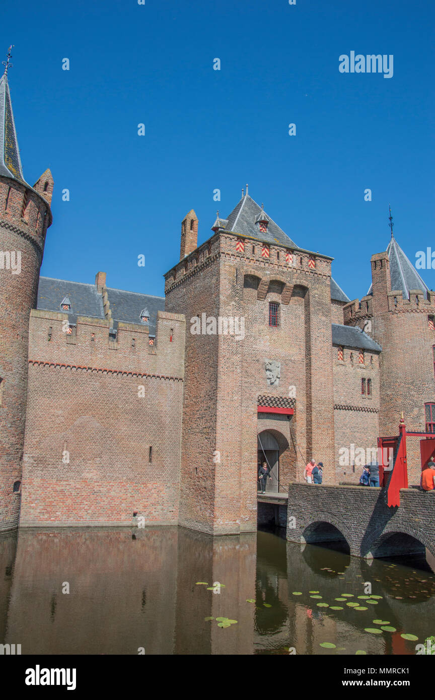 Detail Of The Muiderslot Castle At Muiden The Netherlands Stock Photo ...