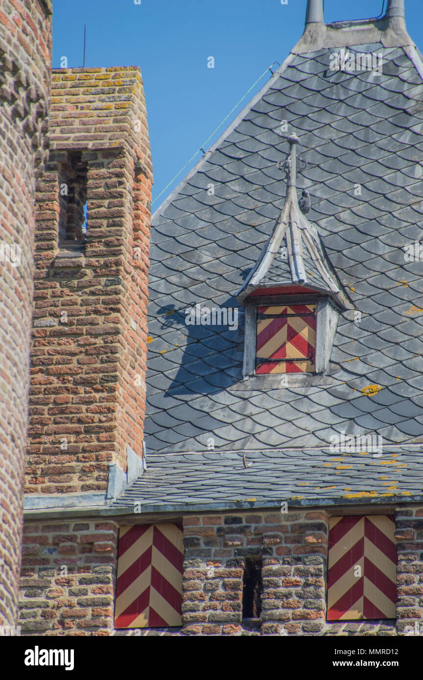 Detail Of The Muiderslot Castle At Muiden The Netherlands Stock Photo ...
