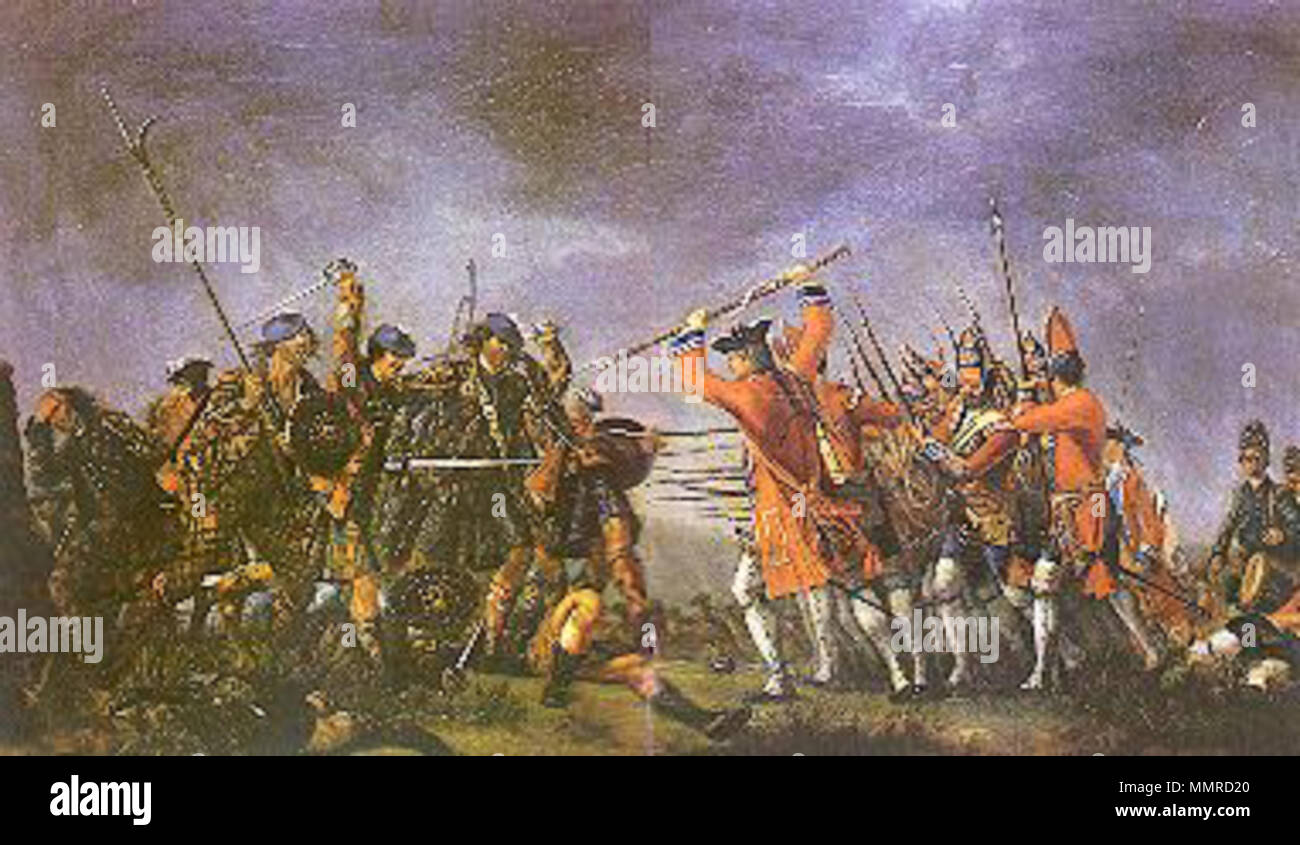 Painting Battle Jacobite Uprising