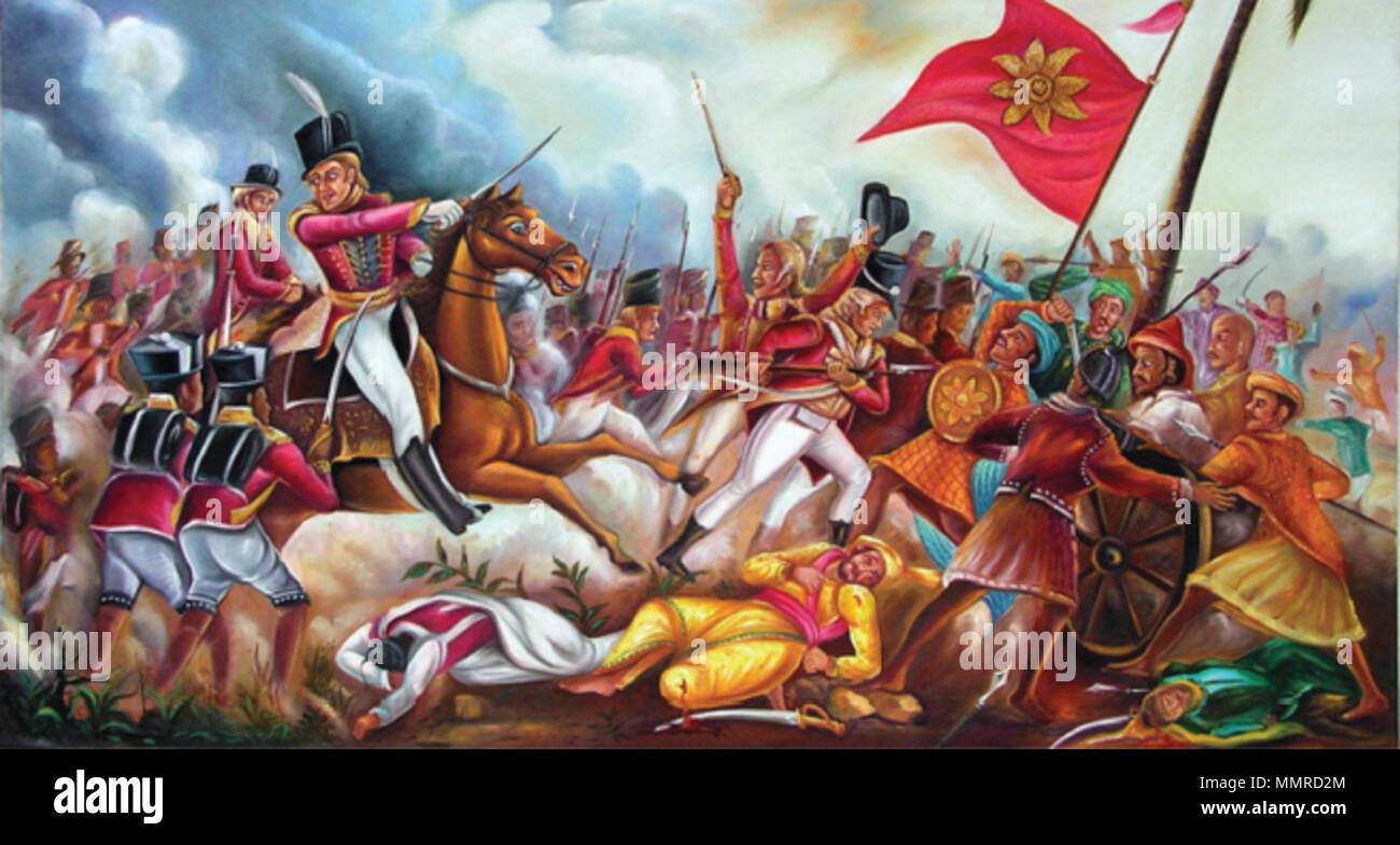 . English: Battle of Assaye 1803 - Madras Regiment Battle of Assaye ...