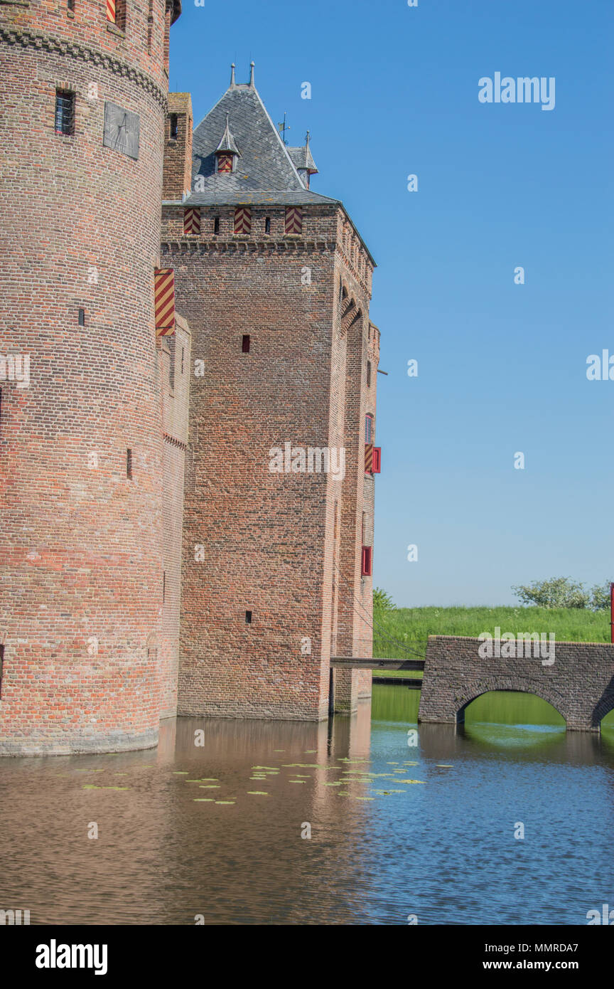 Detail Of The Muiderslot Castle At Muiden The Netherlands Stock Photo ...